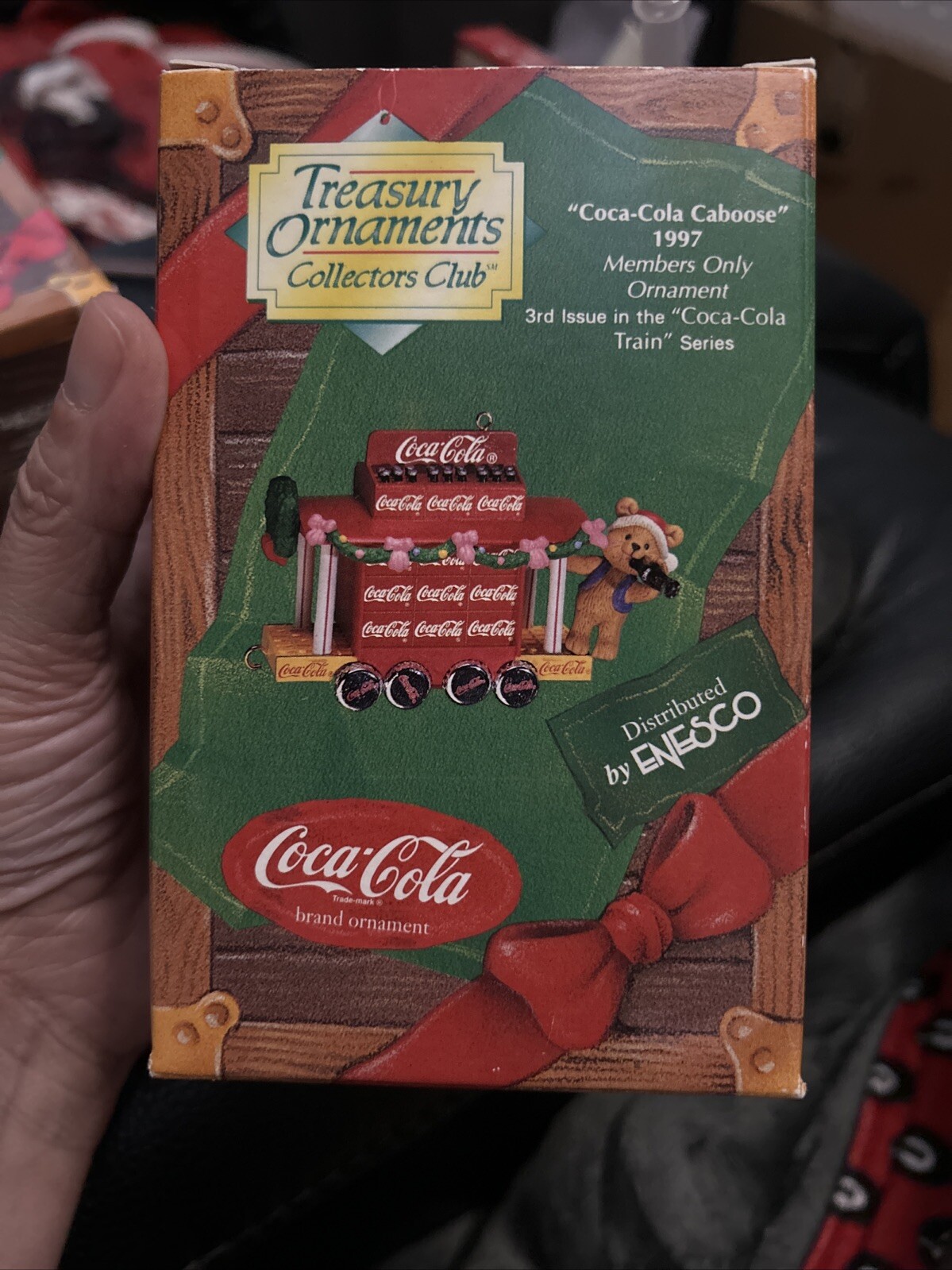 enesco treasury of christmas ornaments 1997 Cocoa Cola Caboose | eBay