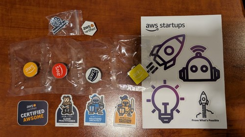 AWS Swag Certified Stickers and Pins | eBay