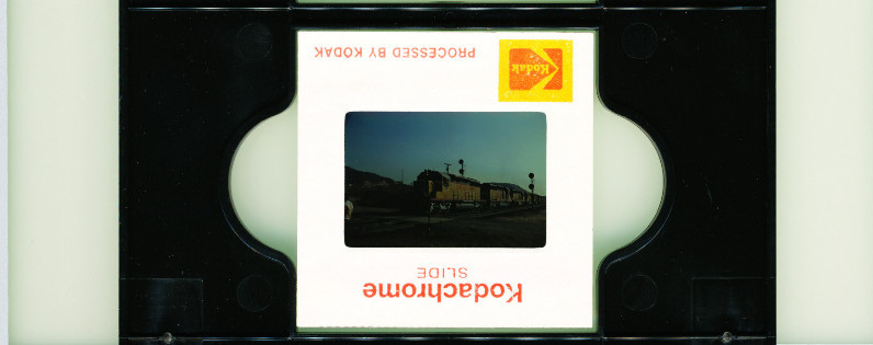 1980 UP Union Pacific EMD SD40 Locomotive #3713 - Vintage 35mm Railroad ...