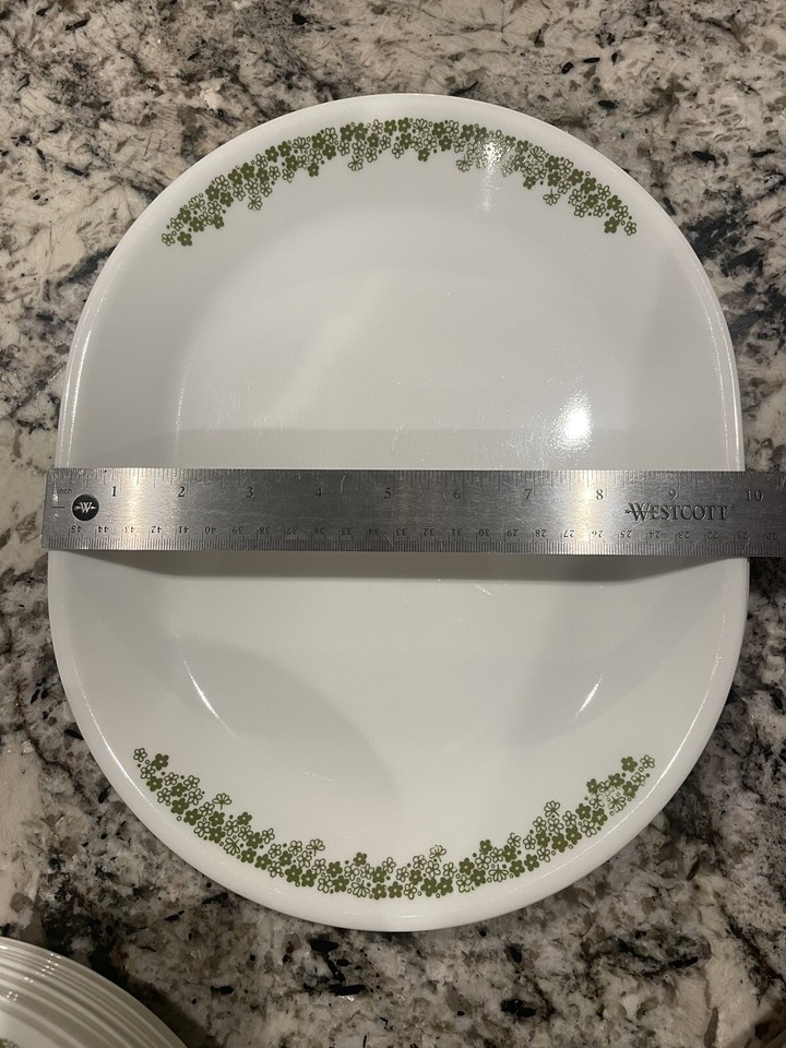 Vintage Corelle Spring Blossom Green (Crazy Daisy) Dinnerware Single ...
