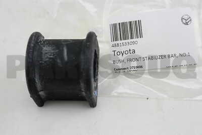 4881533090 Genuine Toyota BUSH, FRONT STABILIZER BAR, NO.1 48815-33090 ...