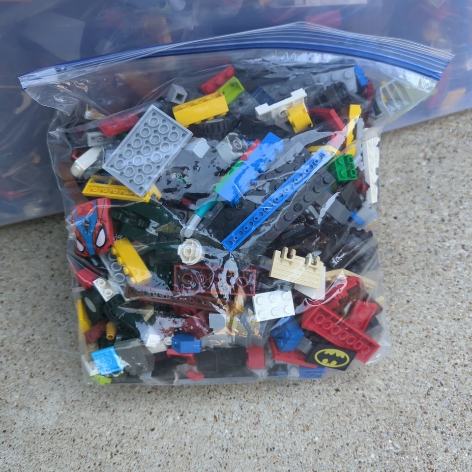 2 LB Lot of Random LEGO Pieces Bulk Bricks and Parts (Authentic Lego ...