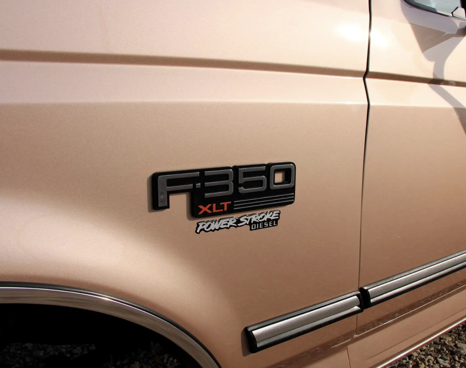 7.3L Powerstroke Diesel Fender Emblems Pair 1995-1997 Ford F250 F350 ...