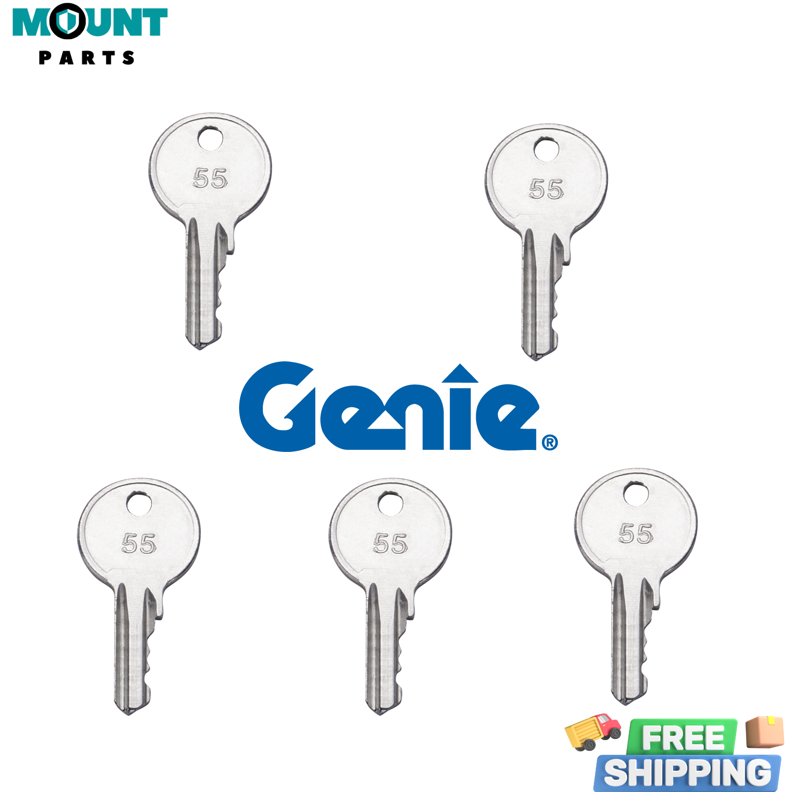 5 For Skyjack Man-Lifts Ignition keys 104466 Ronis 455 key and JLG Lift ...