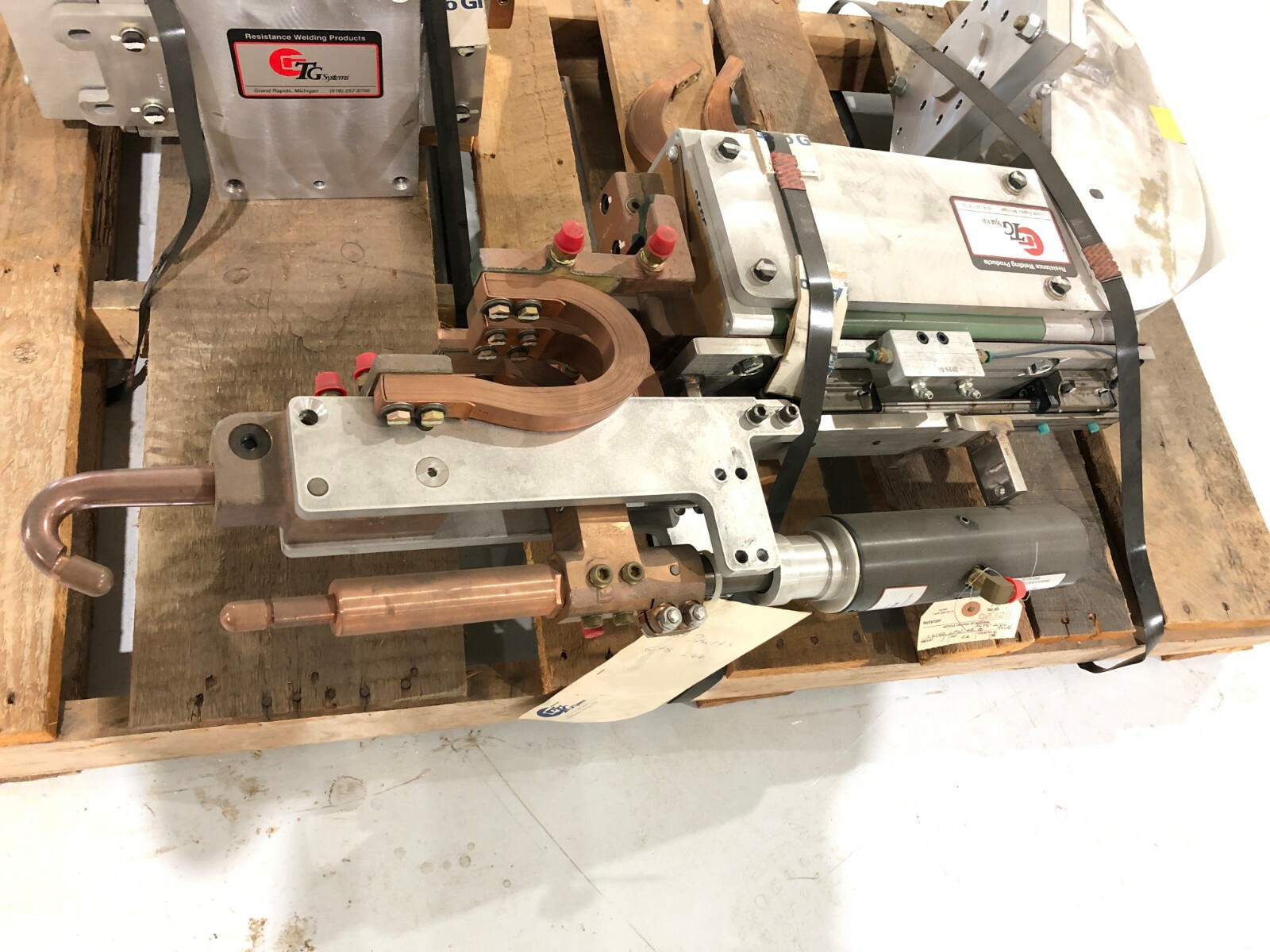 TG Systems GTS-2166 Rev. B Robotic Spot Welder Weld Gun w/ RoMan ...