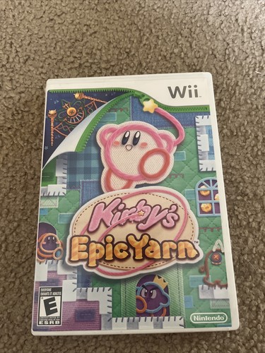 Kirby's Epic Yarn Wii Nintendo Game Donated Untested | eBay