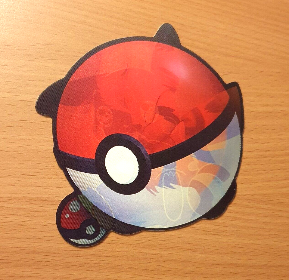 Pokemon: Pikachu poke Ball 3D Motion Moving Car Sticker, Anime ...