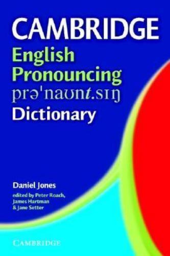 English Pronouncing Dictionary by Daniel Jones (2003, Trade Paperback ...