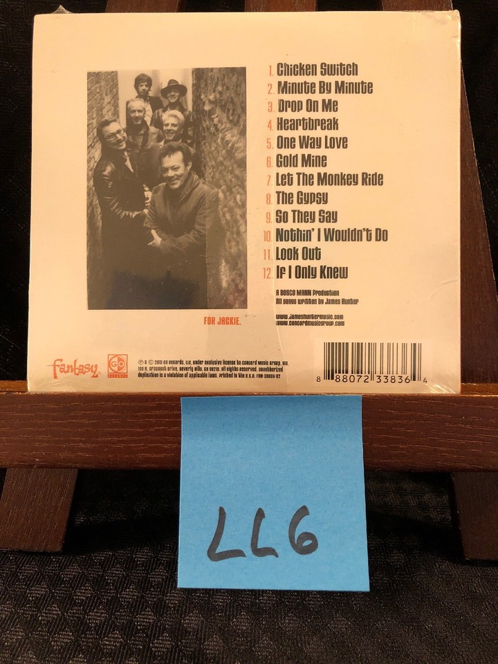 THE JAMES HUNTER SIX "MINUTE BY MINUTE" 2013 R&B RARE OOP DIGIPAK CD ...