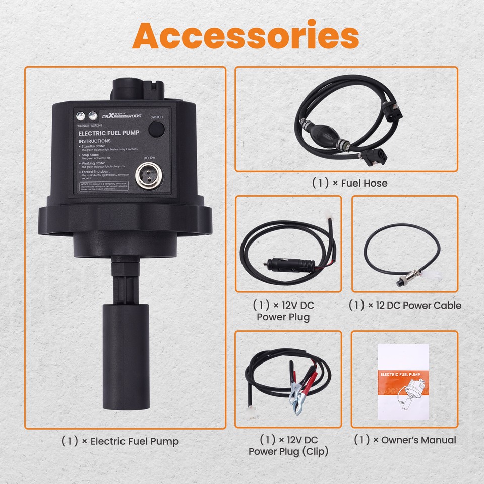 Generator Electric Fuel Pump Kit Extended Run Fuel System For MXR3500 ...
