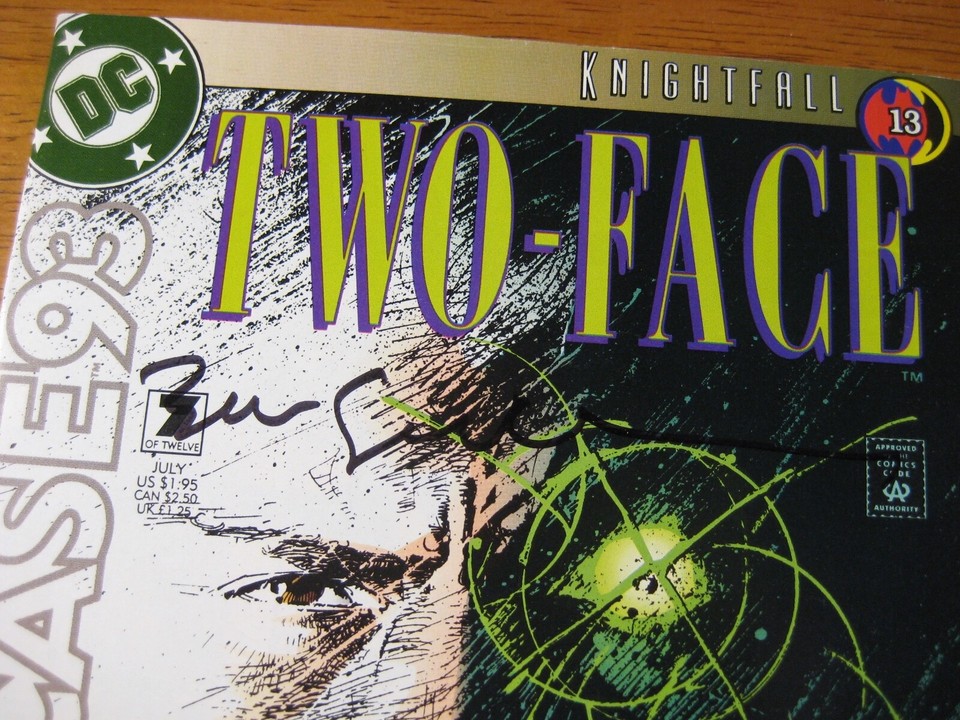 Wow! KNIGHTFALL: TWO-FACE #7 **SIGNED BY BILL SIENKIEWICZ!** COA | eBay