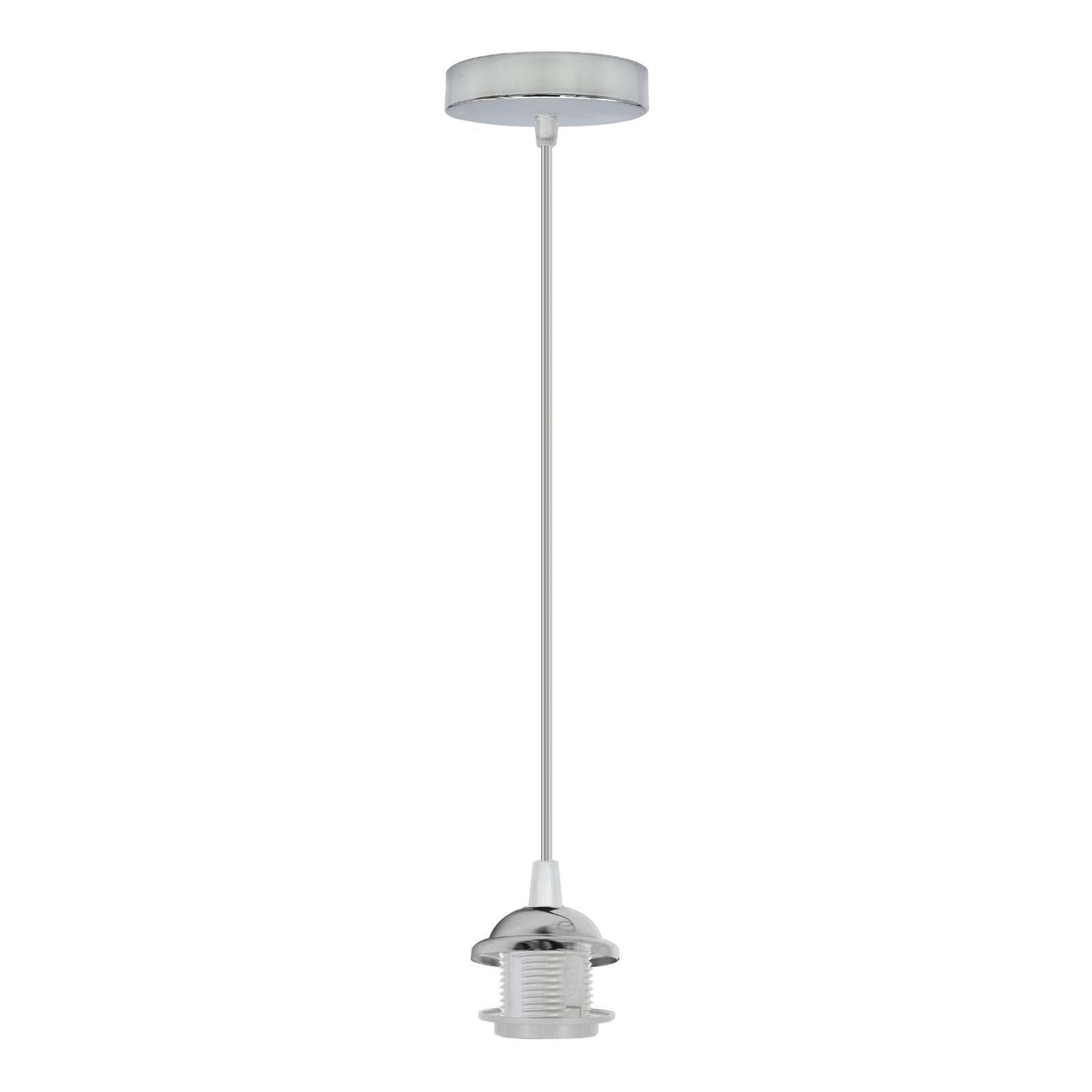 E27 Ceiling Rose Light Fitting Vintage Industrial Pendant Lamp Bulb ...