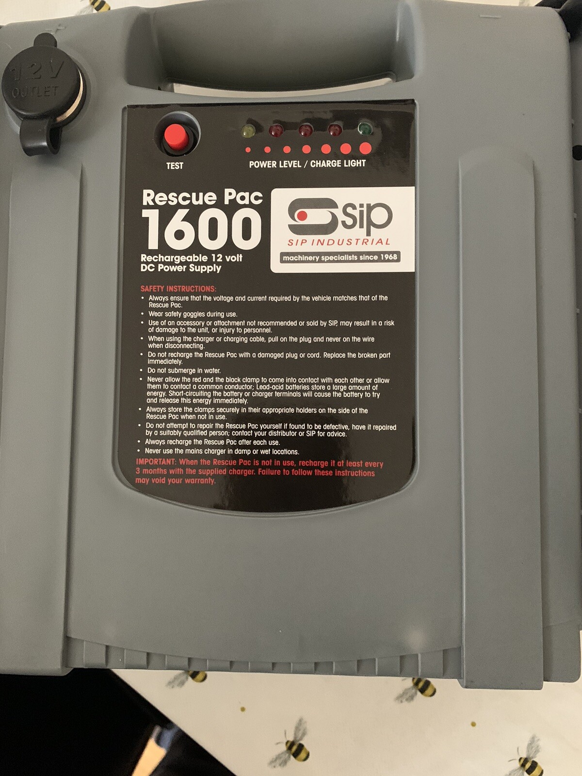 SIP 03936 1600 12V DC Rescue Pac for sale online | eBay