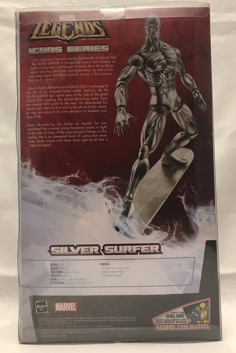 Serie De Iconos De Marvel Legends De Silver Surfer Silver Surfer