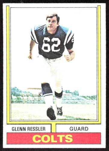 1974 7914A Topps Glenn Ressler Baltimore Colts #276 | eBay