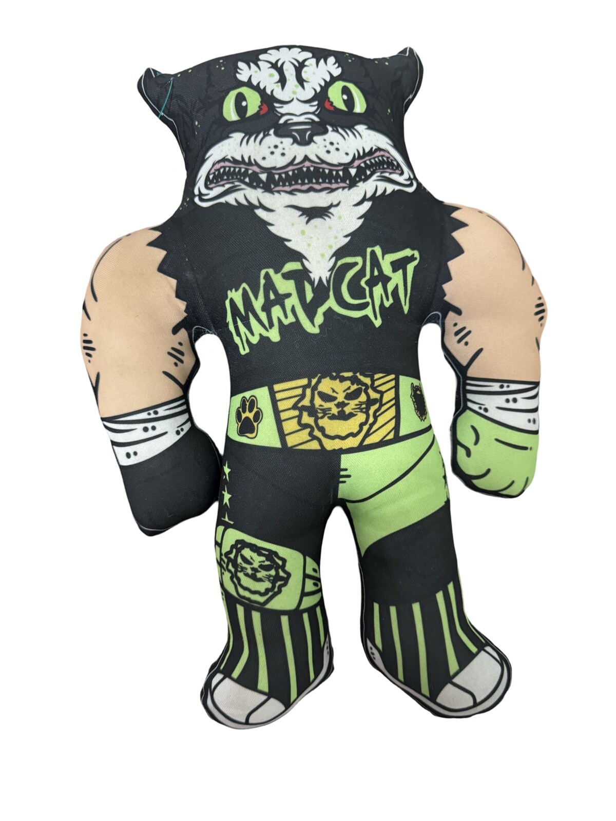 Rare Mad cat WWF Wrestling Buddies Pillow Buddy Plush | eBay