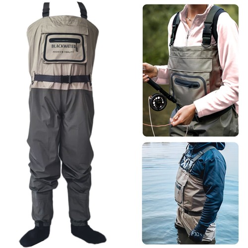 Breathable Waders Stocking Foot Chest Sock Fly Fishing Size 8 9 10 11 ...