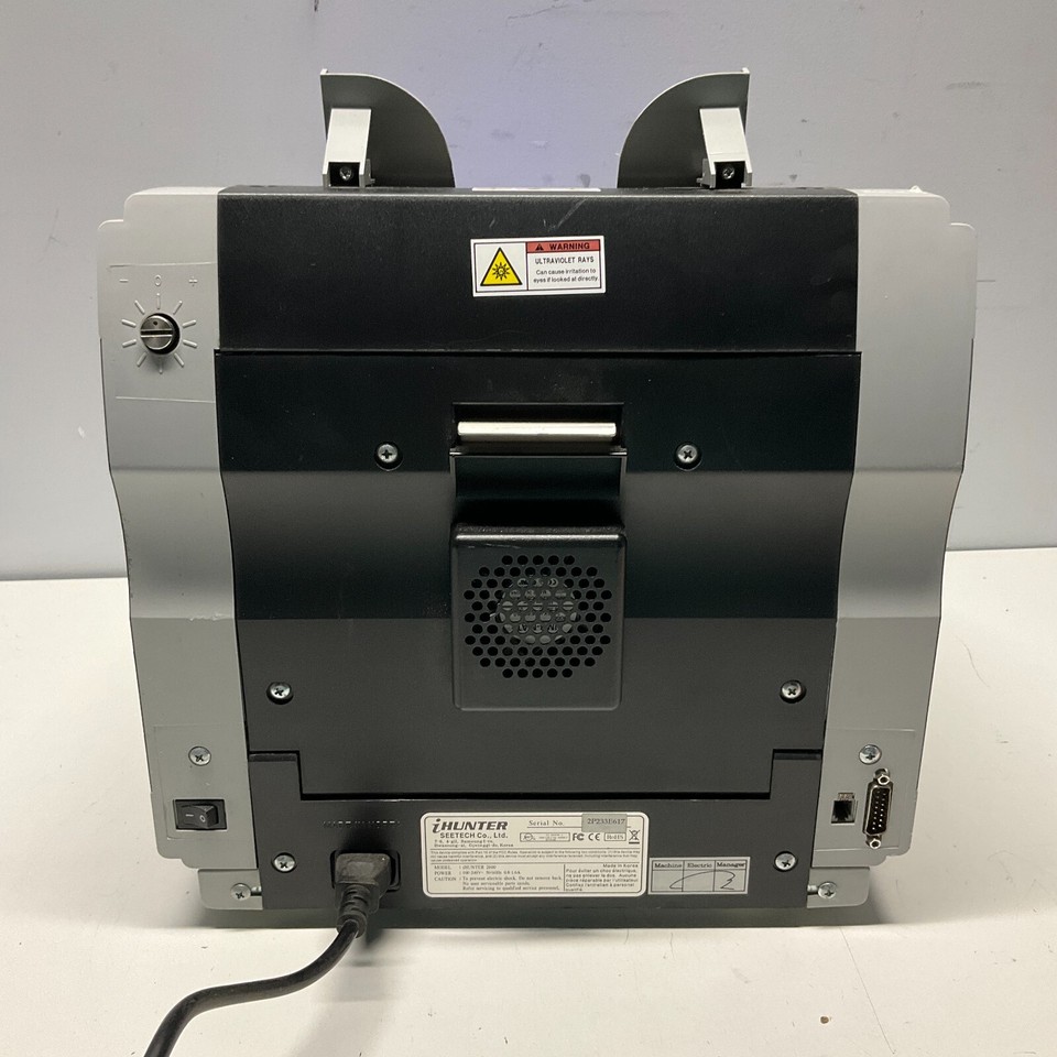 SeeTech iHunter 2600 Currency Discriminator Cash Counter Counterfeit ...
