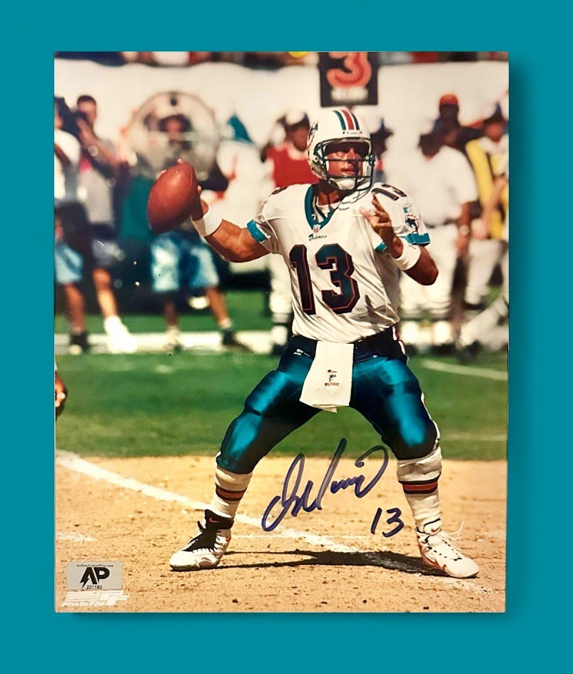 DAN MARINO AUTOGRAPHED SIGNED MIAMI DOLPHINS 8X10 PHOTO wAP/COA | eBay