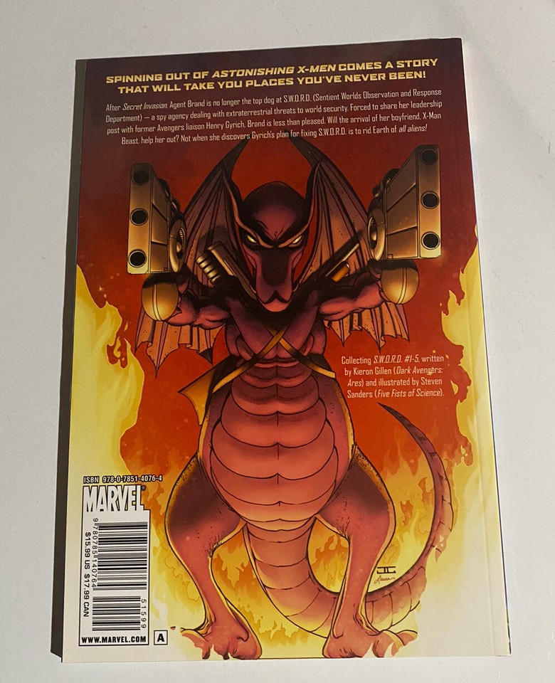 MARVEL COMICS - X-MEN S.W.O.R.D. No Time to Breathe TPB Beast DEATH'S ...