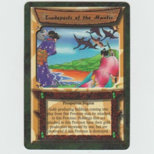 Tradeposts of the Mantis L5R CCG Crimson & Jade Common Legend of the ...
