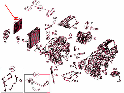 MERCEDES-BENZ S W222 INTERIOR AIR COMBINATION FILTER A2228300418 | eBay