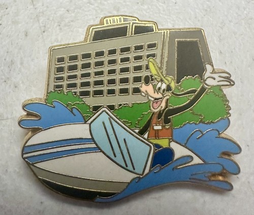 WDW Goofy At Contemporary Resort Motorboating Pin | eBay
