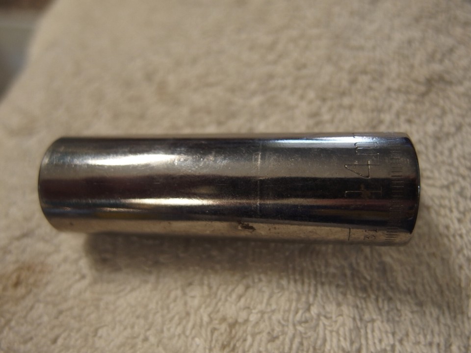 14 mm,Craftsman USA 14mm 6 Point 3/8" Dr Deep Socket 44431 Inverted G ...