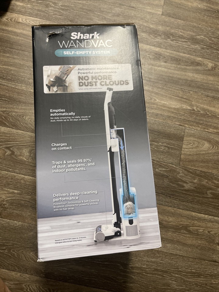 Shark WANDVAC Self-Empty System Cordless Stick Vacuum WS642AE White ...