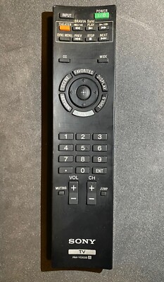 RM-YD035 Remote Control For Sony Bravia TV KDL-32BX300 KDL-46EX400 KDL ...