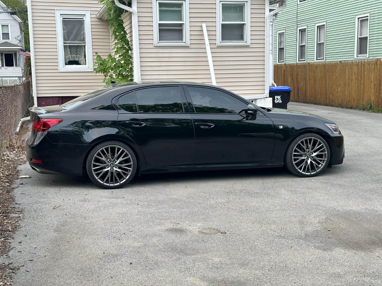 Set of 4 20x8 Hyper Black Lexus Wheels Rims fit RX350h RX450H RX500H ...