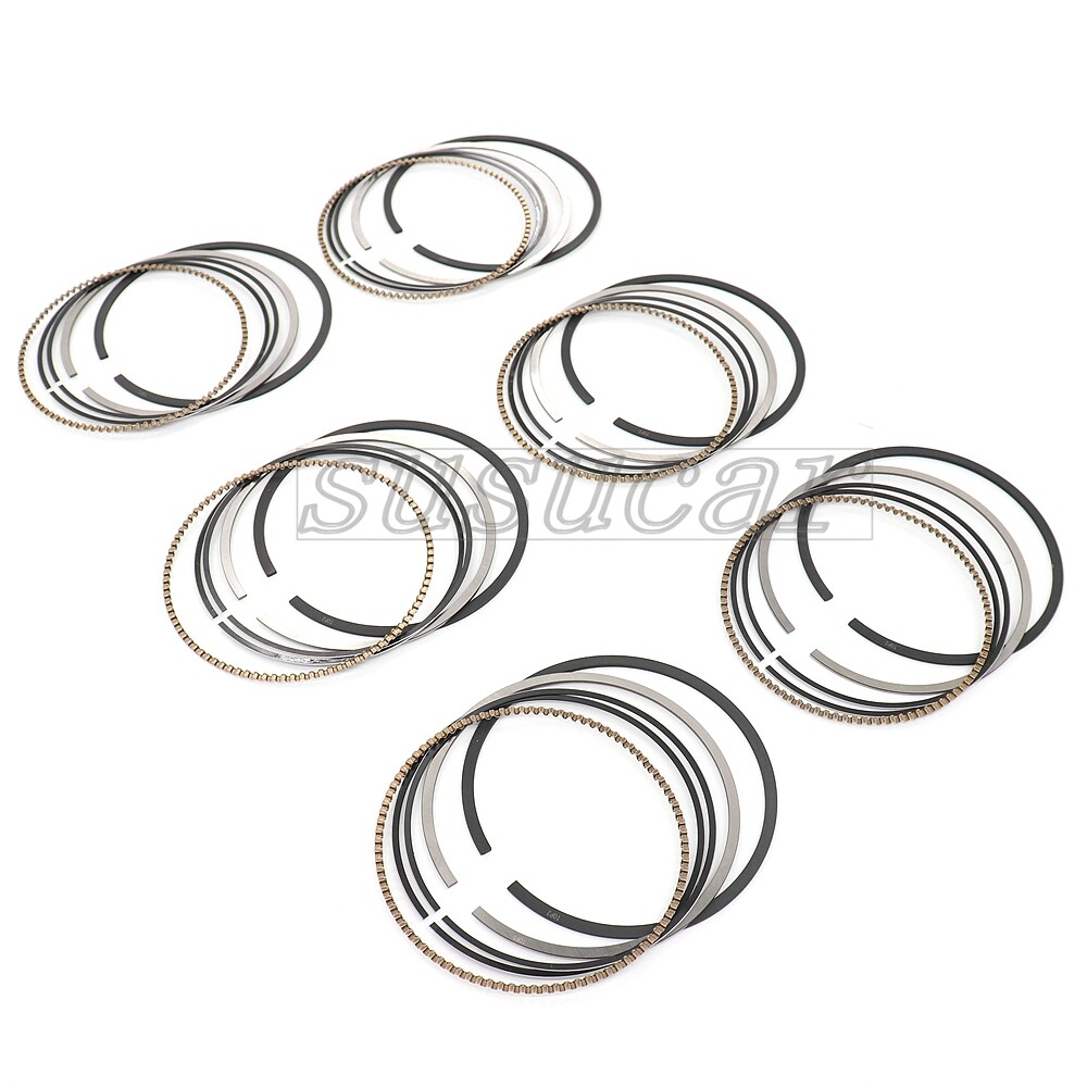 6pcs Piston Rings Set STD For Volvo S60 S80 V60 V70 XC60 XC70 3.0 L6 T6 ...