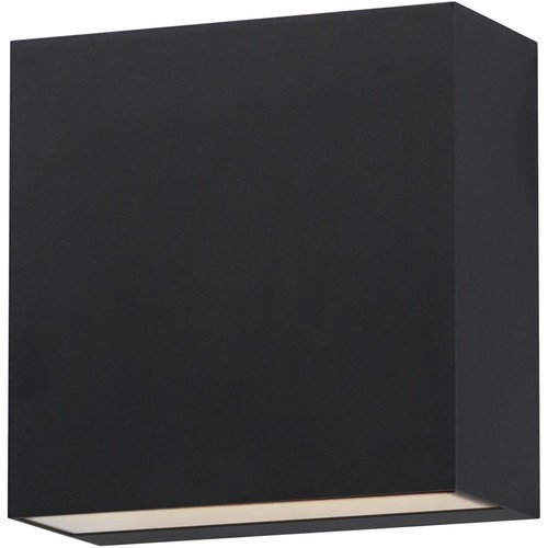 ET2 Contemporary Lighting E23222-BK Cubed LED 5.5 inch Black Outdoor Wall Sconce 845094101925| eBay