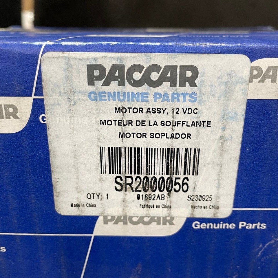 PACCAR GENUINE PARTS Motor Blower Assembly, 12 VDC SR2000056* | eBay