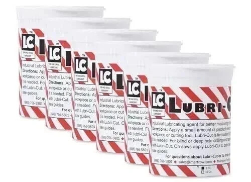 Lubricut Cutting Paste 6-Pack – 2.5 oz Beeswax Drill & Tap Lubricant ...