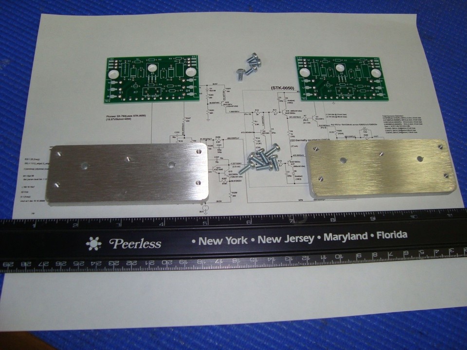 STK-0050 (II) 0060~0080,0105 Module pcb, heatsink, hardware for two ...