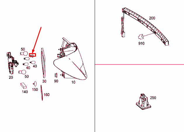 Mercedes-Benz CLA C117 Rear Fog Lamp Bulb N000000008156 Genuine for ...