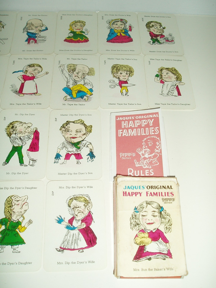Vintage "Happy Families" card game by Jaques. | eBay UK