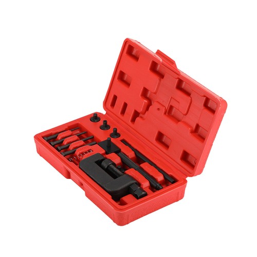 13PCS Chain Cutter Rivet Tool Set Riveting Breaker ATV/Bike/Motorcycle ...