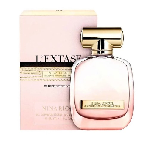 L'EXTASE CARESSE DE ROSES LEGERE-NINA RICCI--EDP-SPR-1.0 OZ-30 ML ...