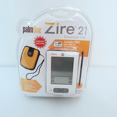 Palm One Zire 21 Handheld Essentials Pak P80732US Limited Edition OMAP ...