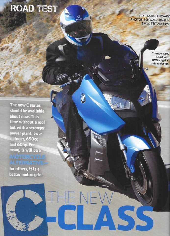 BMW Motorcycle Magazine Sertao C600 Sport Gear Special Dealer Expo HP2 ...