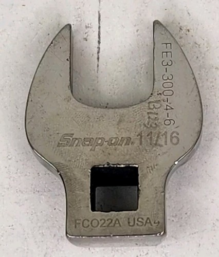 Snap-On FCO22A Open 11/16'' Crow Foot 3/8'' Drive | eBay