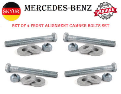 Set of 4 Front Camber Alignment Kit For Mercedes W203 W209 W211 W215 ...