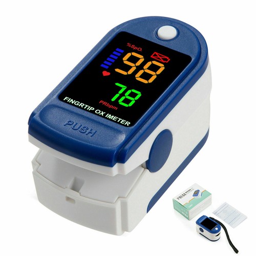 Finger Pulse Oximeter Accurate Fast Sp02 Reading Oximeter LED Display ...