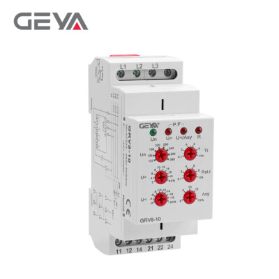 GEYA GRV8-10 3 Phase Voltage Monitoring Relay 8A/AC1 2SPDT With Phase ...