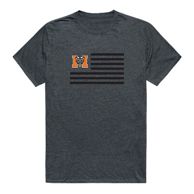 Mercer University Bears MU NCAA Cotton College Logo USA Flag Tee T ...