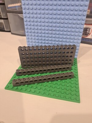 2x LEGO 32018 Brique Trous (gris foncé, dark gray) Technic Brick 1x14 ...