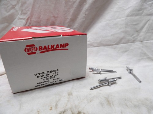 Balkamp 3/16" AL/AL Blind Rivets 770-2831 (Box of 250) | eBay
