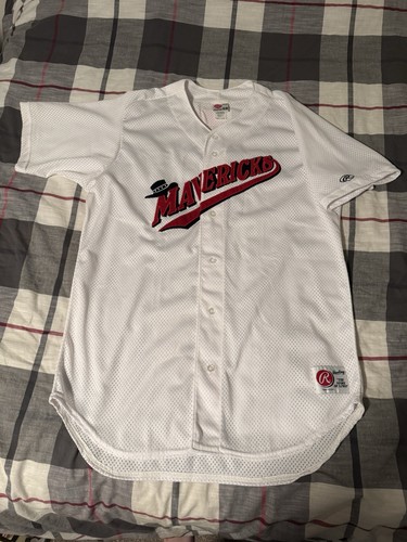Rawlings High Desert Mavericks #8 Baseball Jersey Size 46 White | eBay